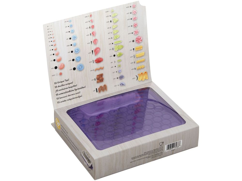 Zestaw tylek cukierniczych Master - Wilton - 59 elementów