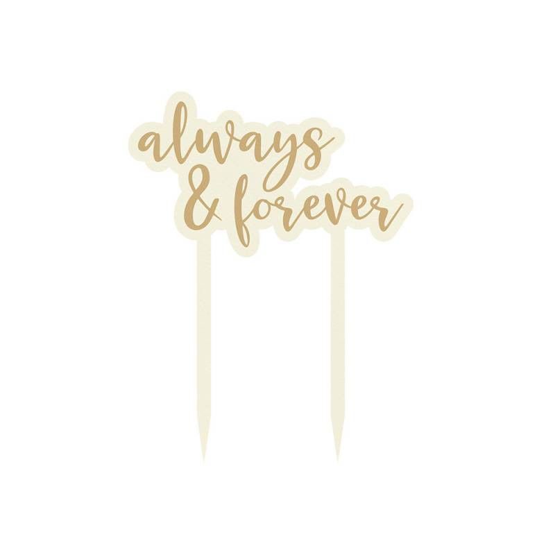 Topper na tort - P13 - Always & Forever