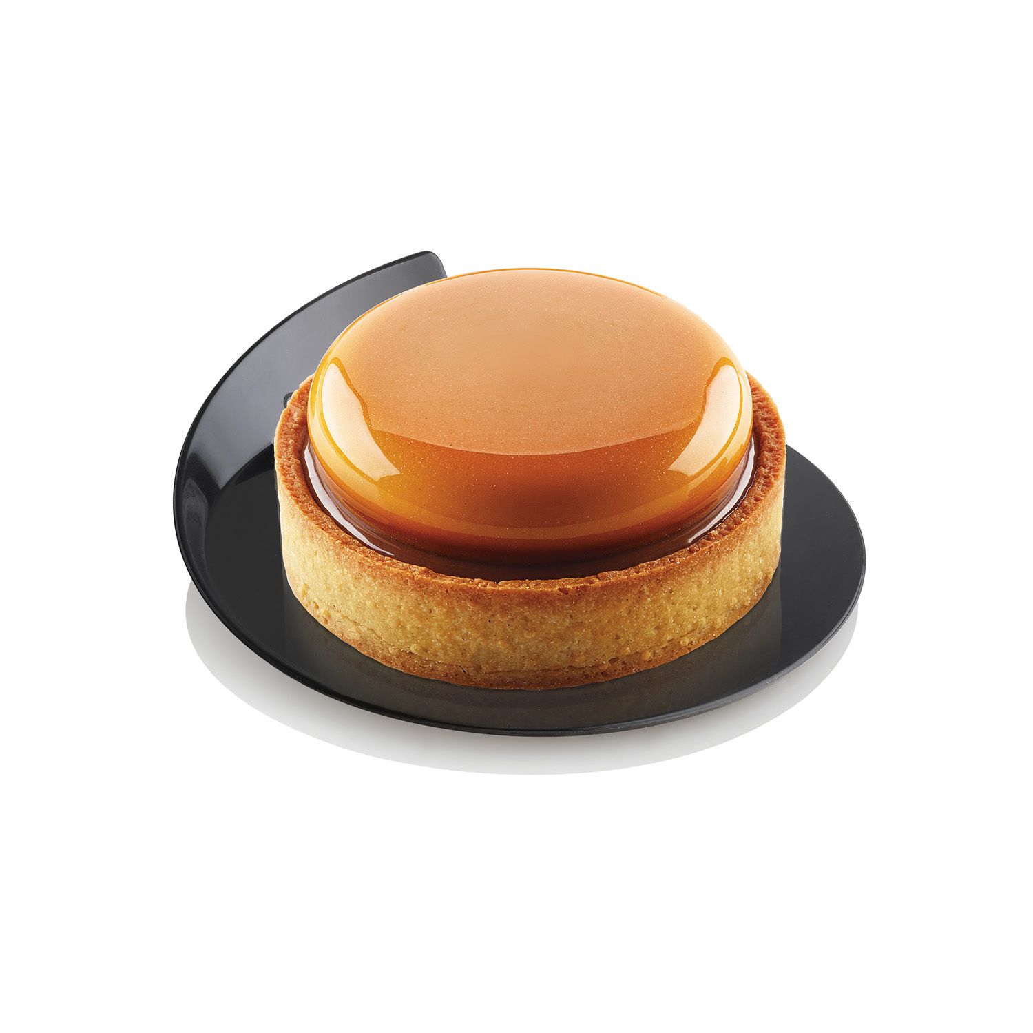 Plastic monoportion trays - SilikoMart - round, 100 pcs