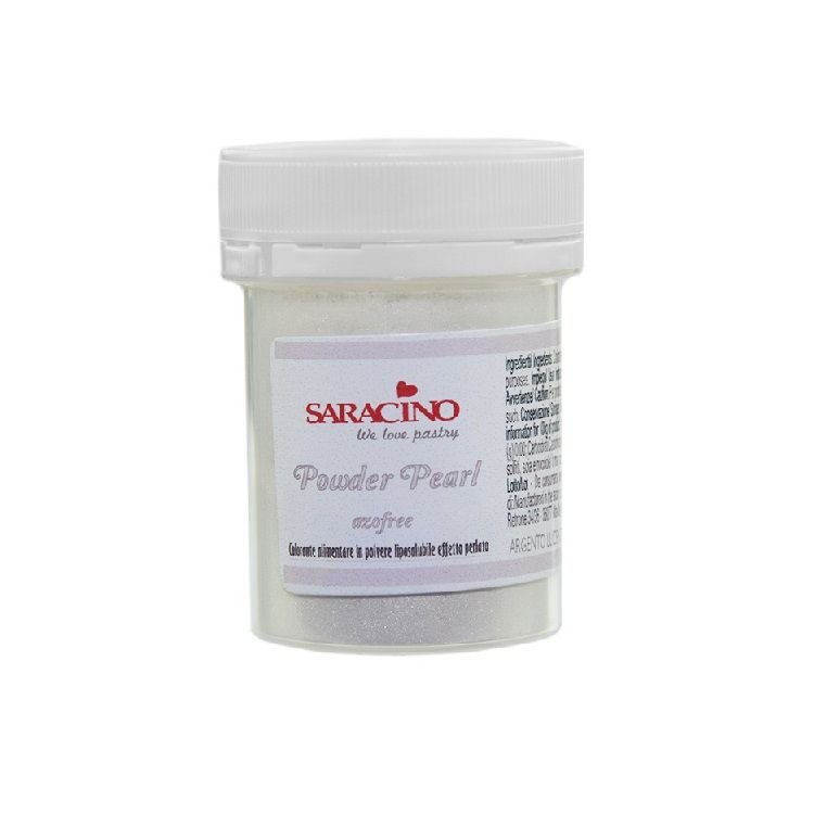 Food coloring powder - Saracino - silver, 5 g